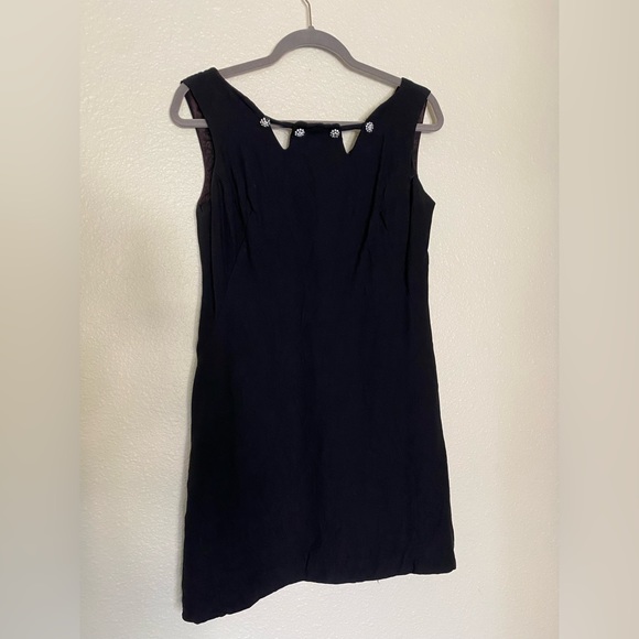 Dresses | Vintage Lbd With Rhinestones | Poshmark
